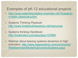 Thinking about Teaching Systems Thinking with Technology | PDF