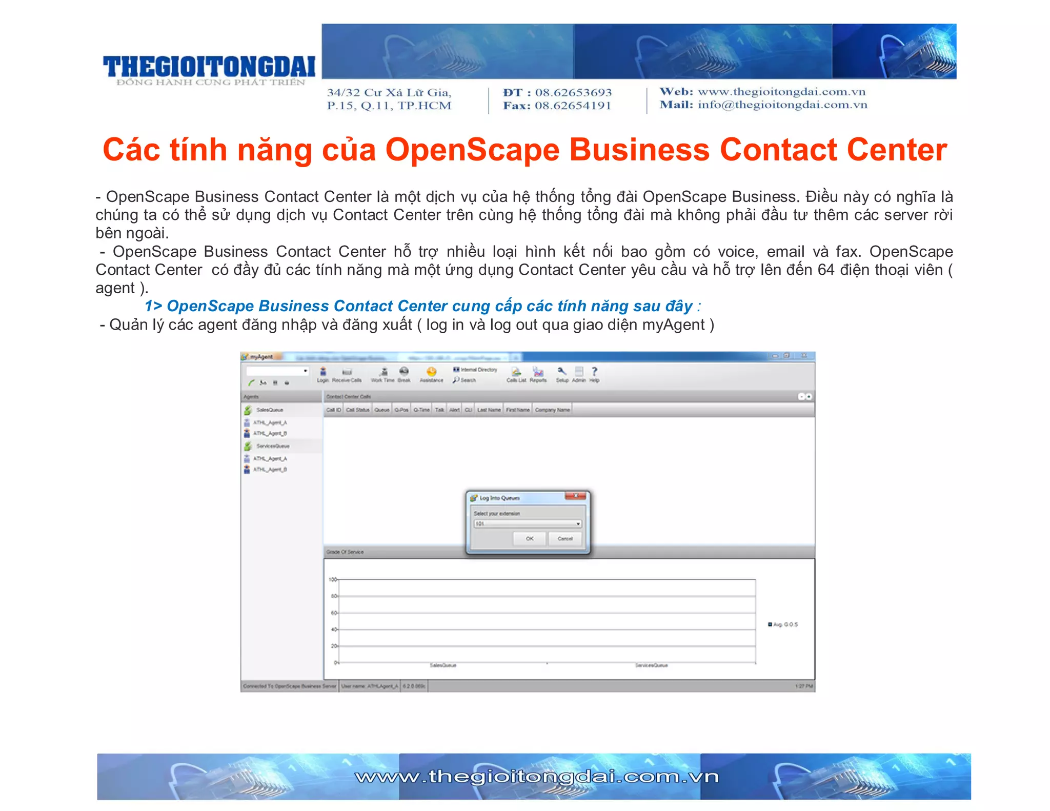 Các tính năng của Open Scape Business Contact Center-[thegioitongdai.com.vn] | PDF