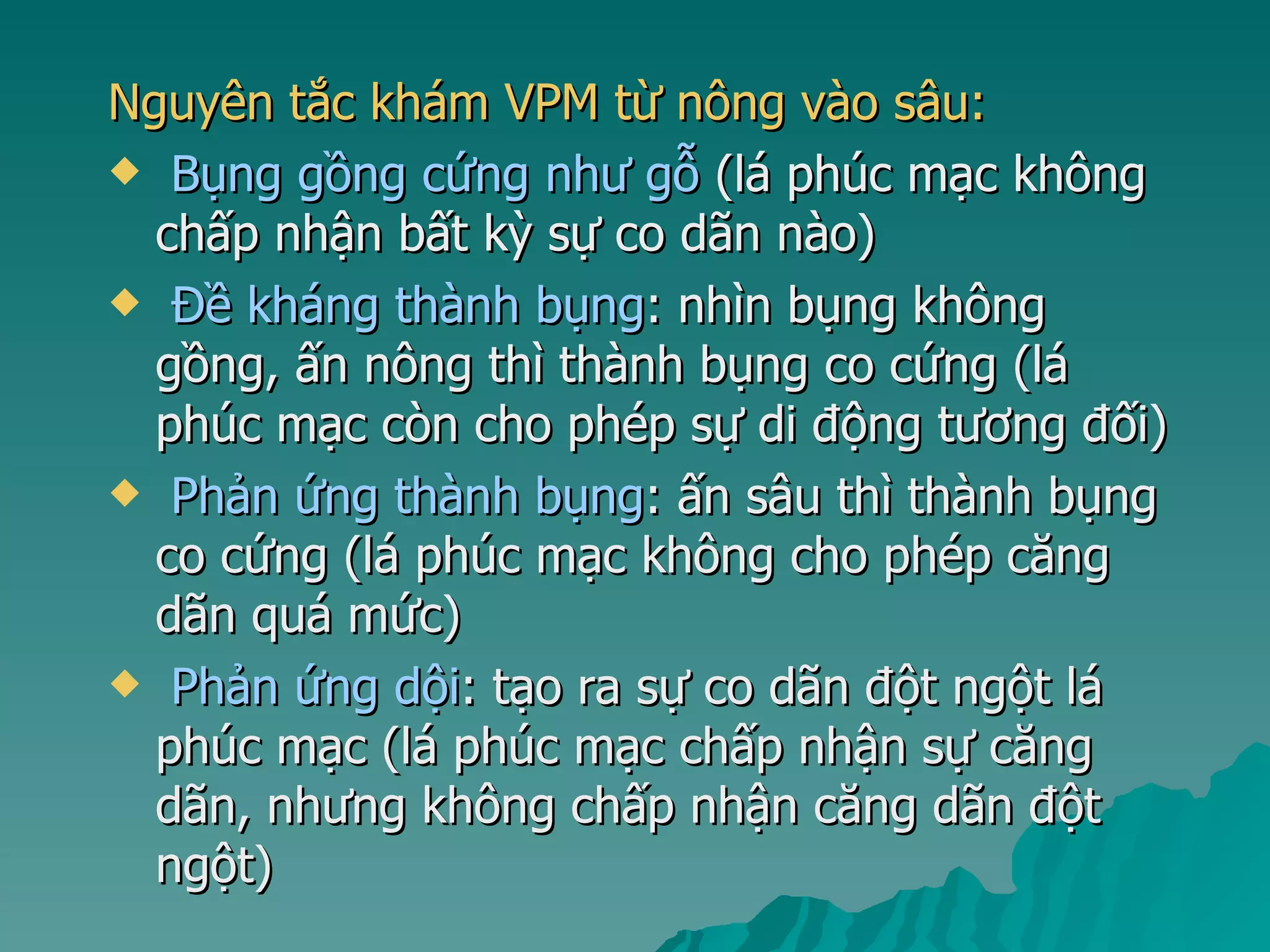 Cac trieu chung cua viem phuc mac | PPT
