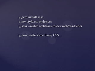 Make your CSS beautiful again | PPT