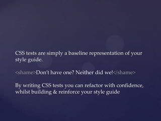 Make your CSS beautiful again | PPT