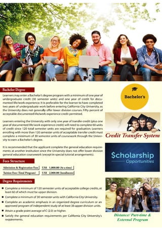 California City University, USA Brochure | PDF