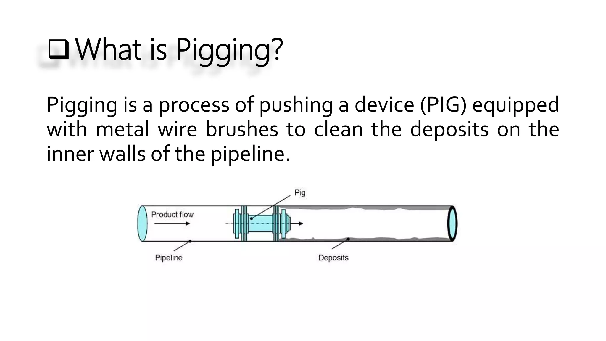 Caculation of pigging effectiveness | PPTX