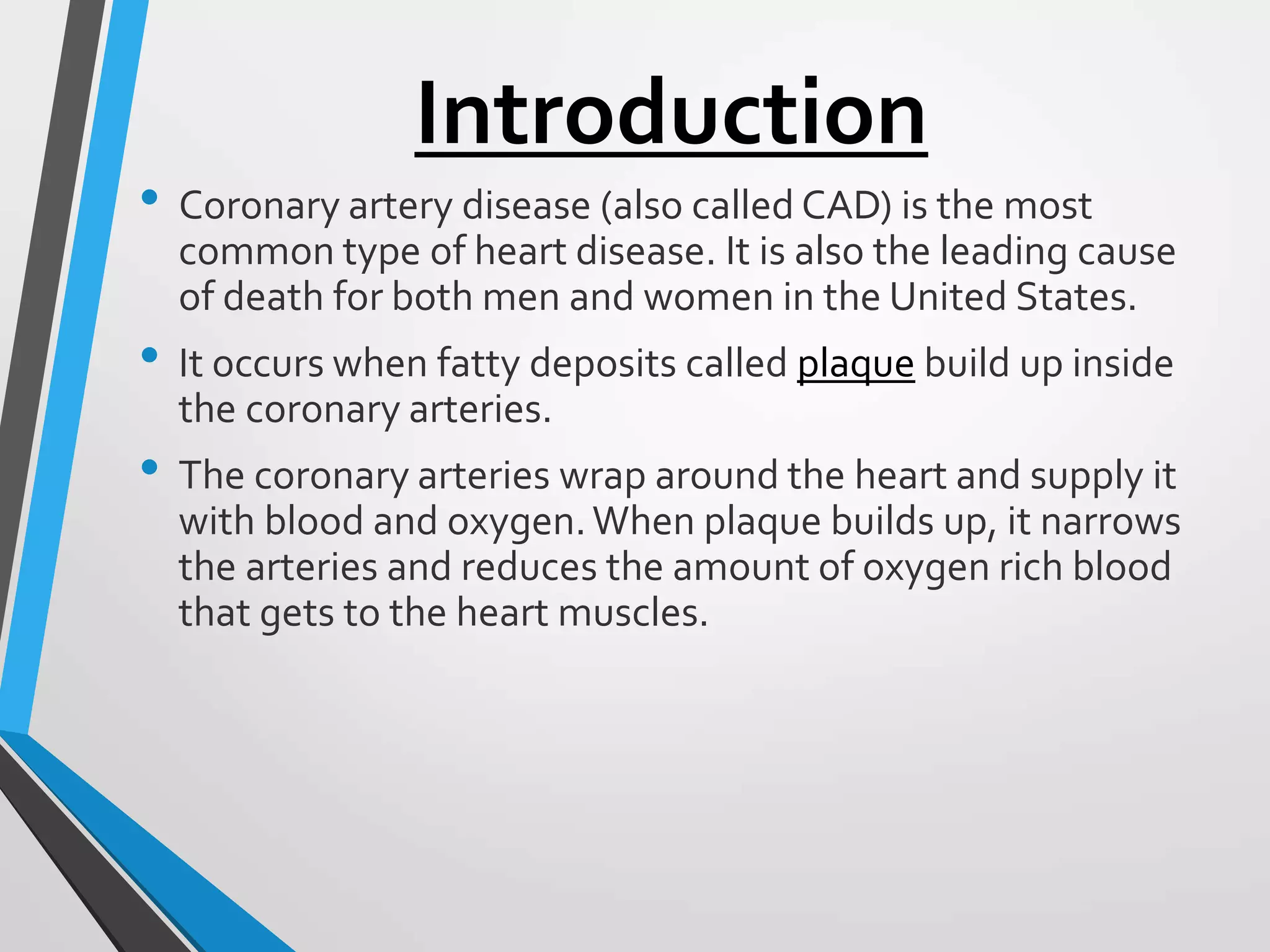 Coronary Artery Disease | PPT