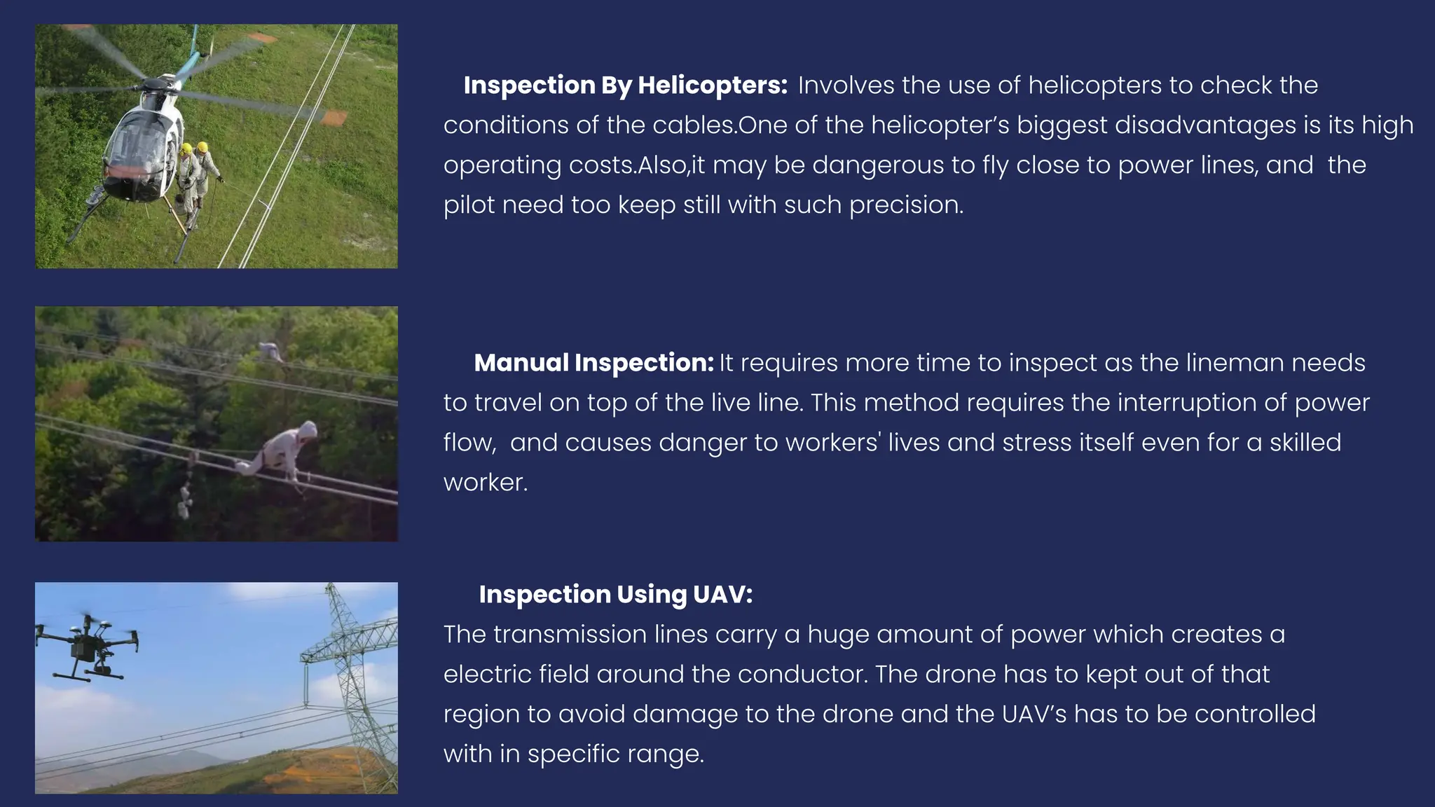High Voltage Trasnsmissin Line Inspection Robot.CAD design | PPT