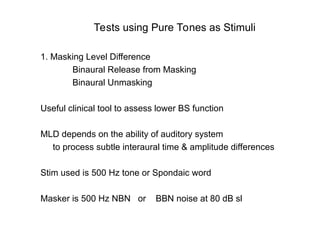 Central Auditory processing Disorder ppt | PPT