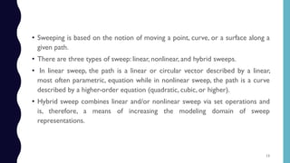 Cad ala brep, csg and sweep representation gtu | PDF