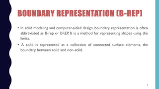 Cad ala brep, csg and sweep representation gtu | PDF