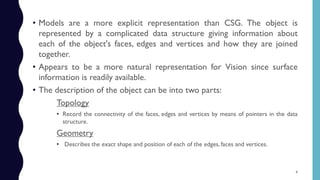 Cad ala brep, csg and sweep representation gtu | PDF