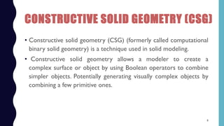 Cad ala brep, csg and sweep representation gtu | PDF