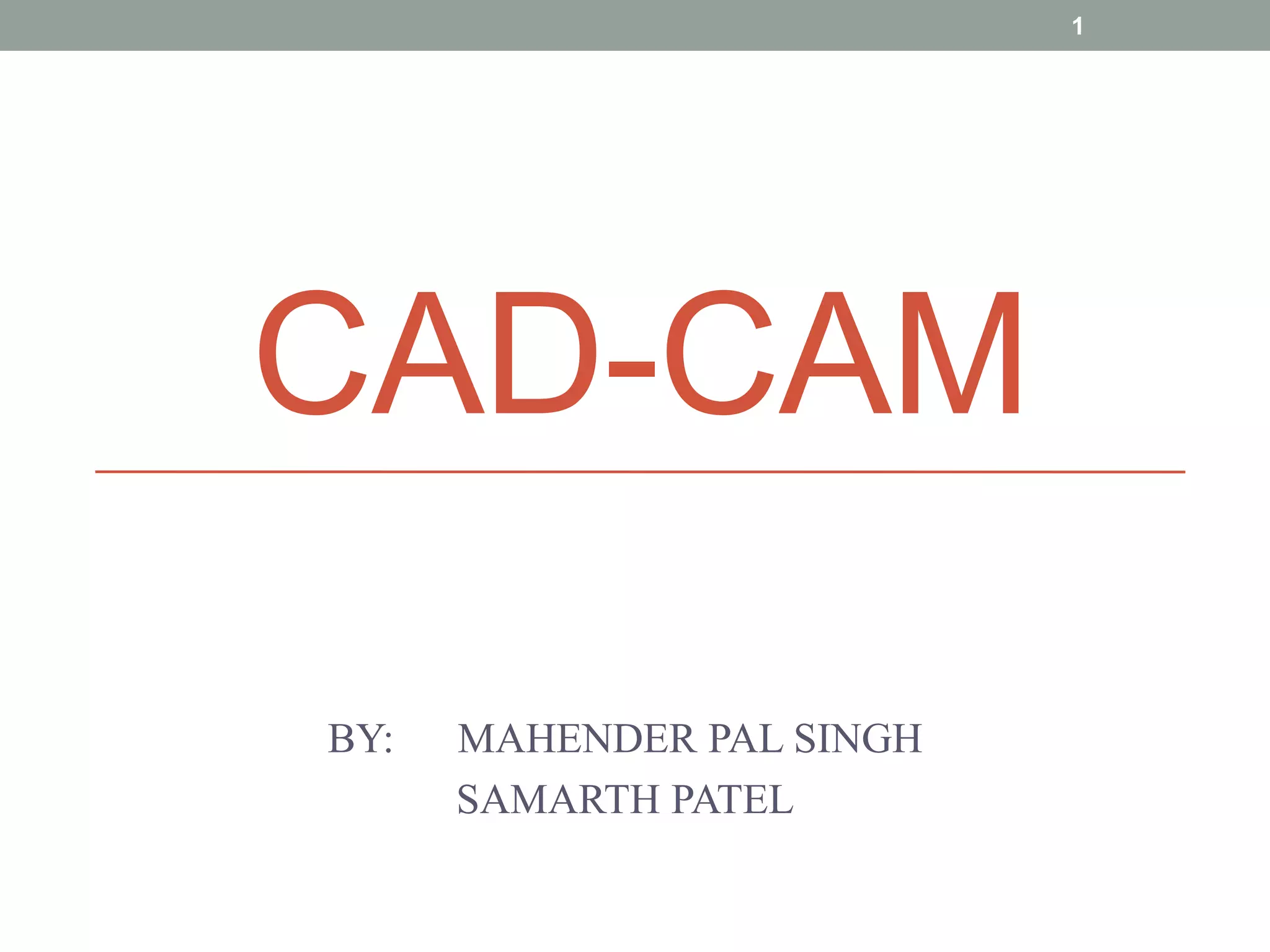 Cad cam | PPT