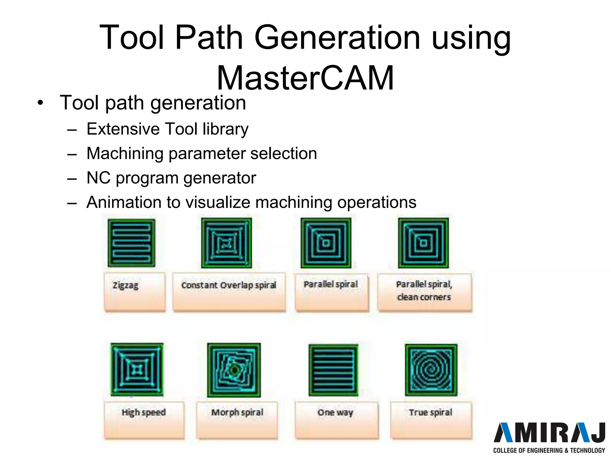 FUNDAMENTALS OF CAM By Using MASTERCAM | PPT