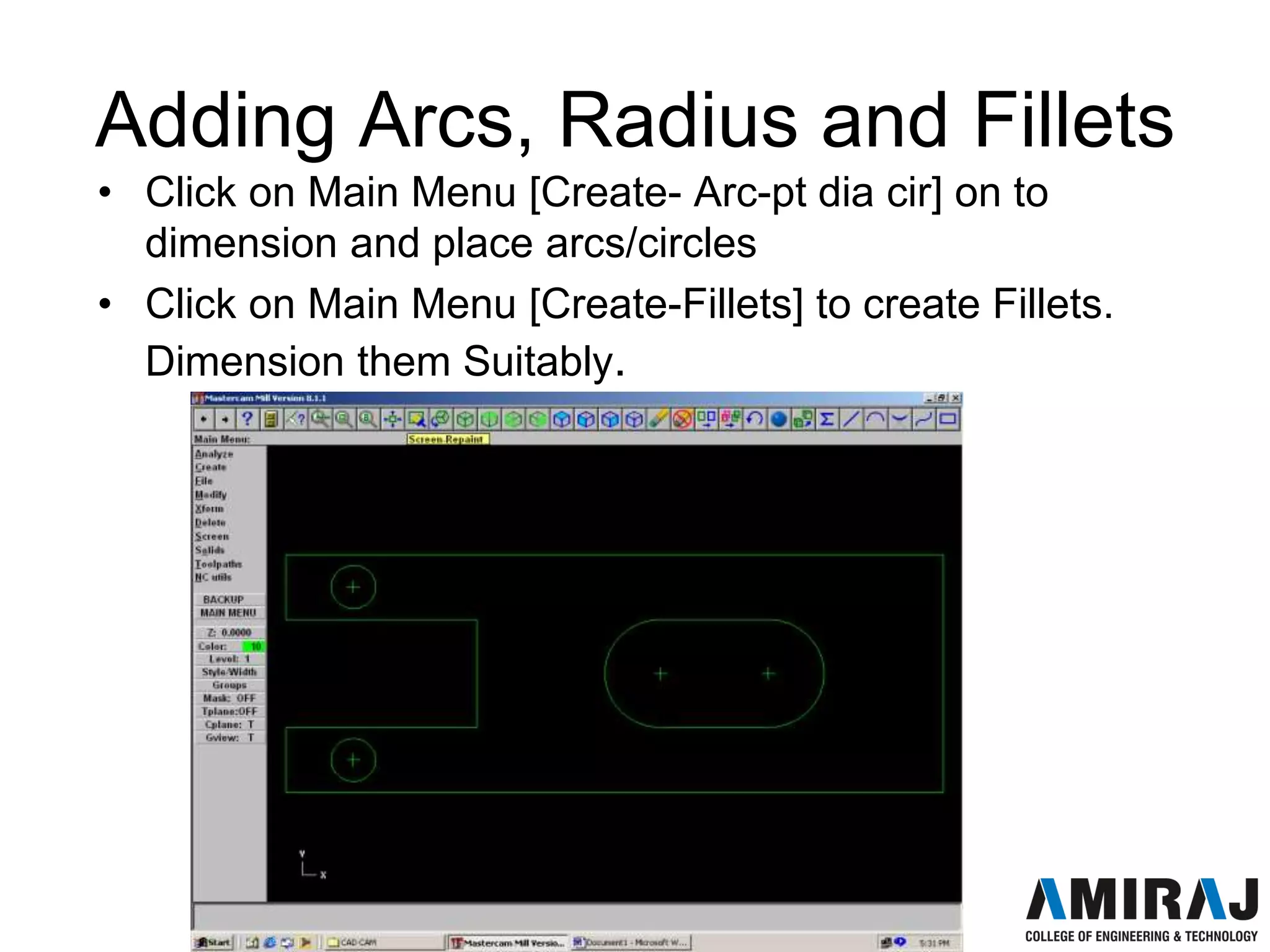 FUNDAMENTALS OF CAM By Using MASTERCAM | PPT