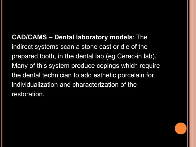 Cad cam and cad-cim in restorative dentistry | PPTX | Dental Health ...