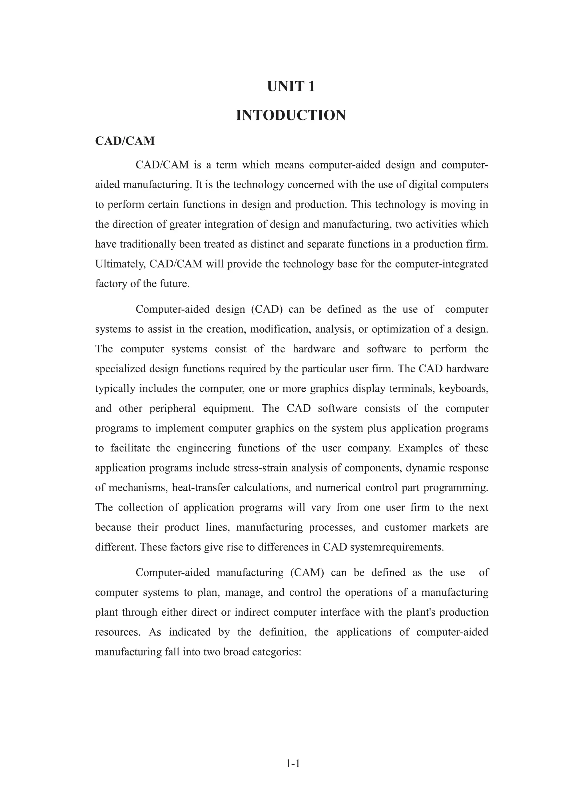 COMPUTER AIDED DESIGN / COMPUTER AIDED MANUFACTURING (CAD/CAM | PPTX