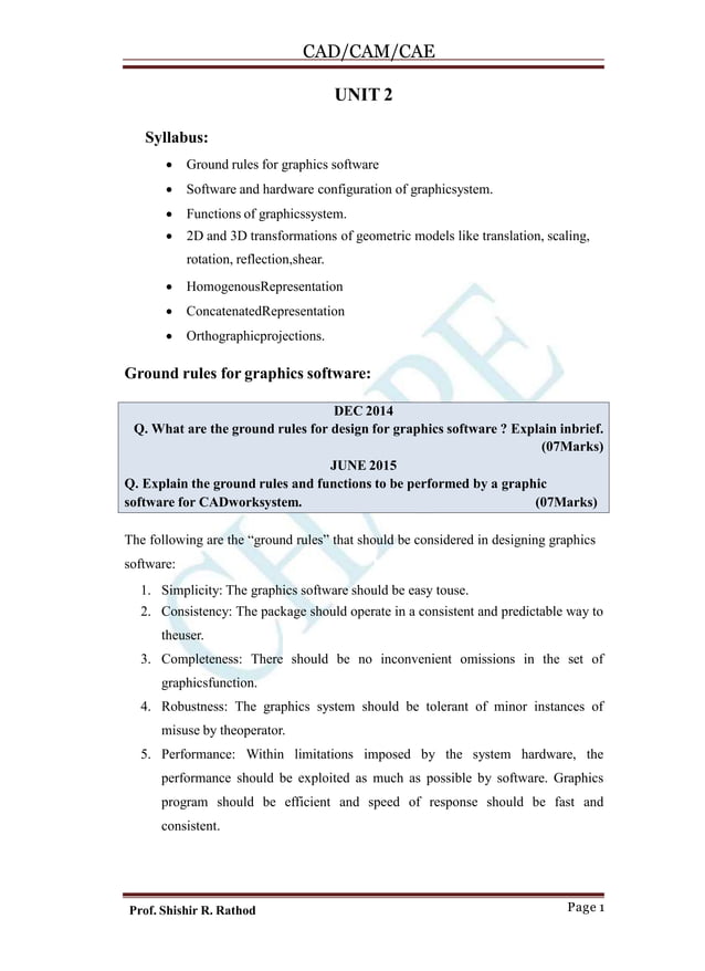 COMPUTER AIDED DESIGN / COMPUTER AIDED MANUFACTURING (CAD/CAM | PPTX