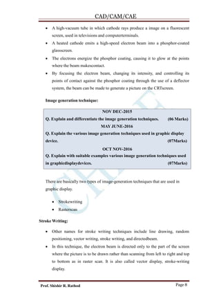 COMPUTER AIDED DESIGN / COMPUTER AIDED MANUFACTURING (CAD/CAM | PPTX