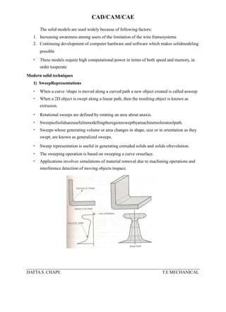 COMPUTER AIDED DESIGN / COMPUTER AIDED MANUFACTURING (CAD/CAM | PPTX