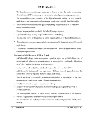 COMPUTER AIDED DESIGN / COMPUTER AIDED MANUFACTURING (CAD/CAM | PPTX