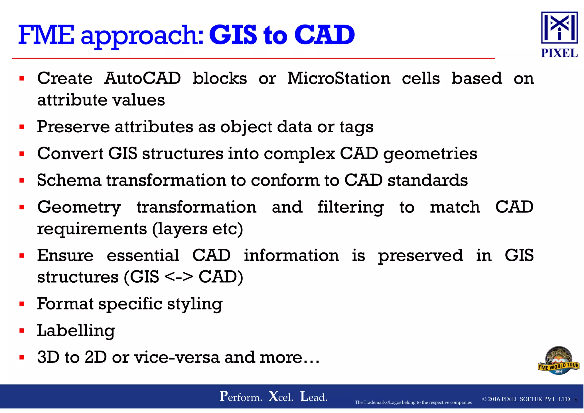 CAD & GIS-Connecting the Two Worlds | PDF | Technology & Computing