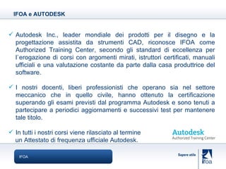 Corsi Ifoa: Catalogo Area CAD | PPT