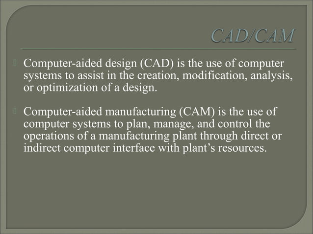 Cad lecture-1 | PPT | Free Download