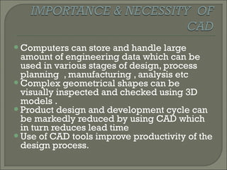 Cad lecture-1 | PPT