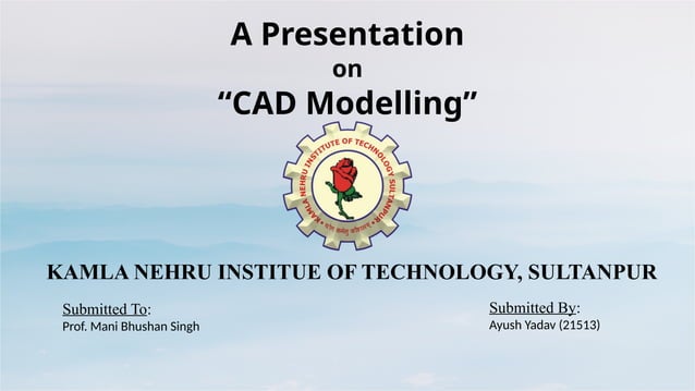 CAD Modelling Basics: Introduction to CAD. | PPT