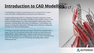 CAD Modelling Basics: Introduction to CAD. | PPT
