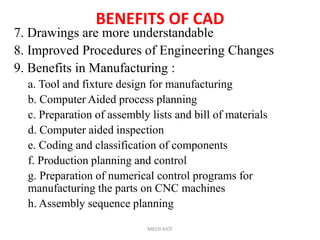 Learn about cad and cam for engineering study | PDF