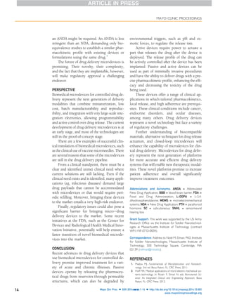 MIT Biomedical Devices and Clinical Pharmacology & Therapeutics | PDF