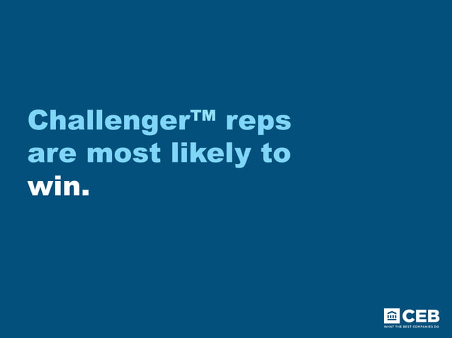 ceb-challenger-sale-introduction | PDF | Sales | Business