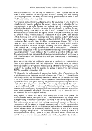 Pragmatic Issues In Discourse Analysis | PDF