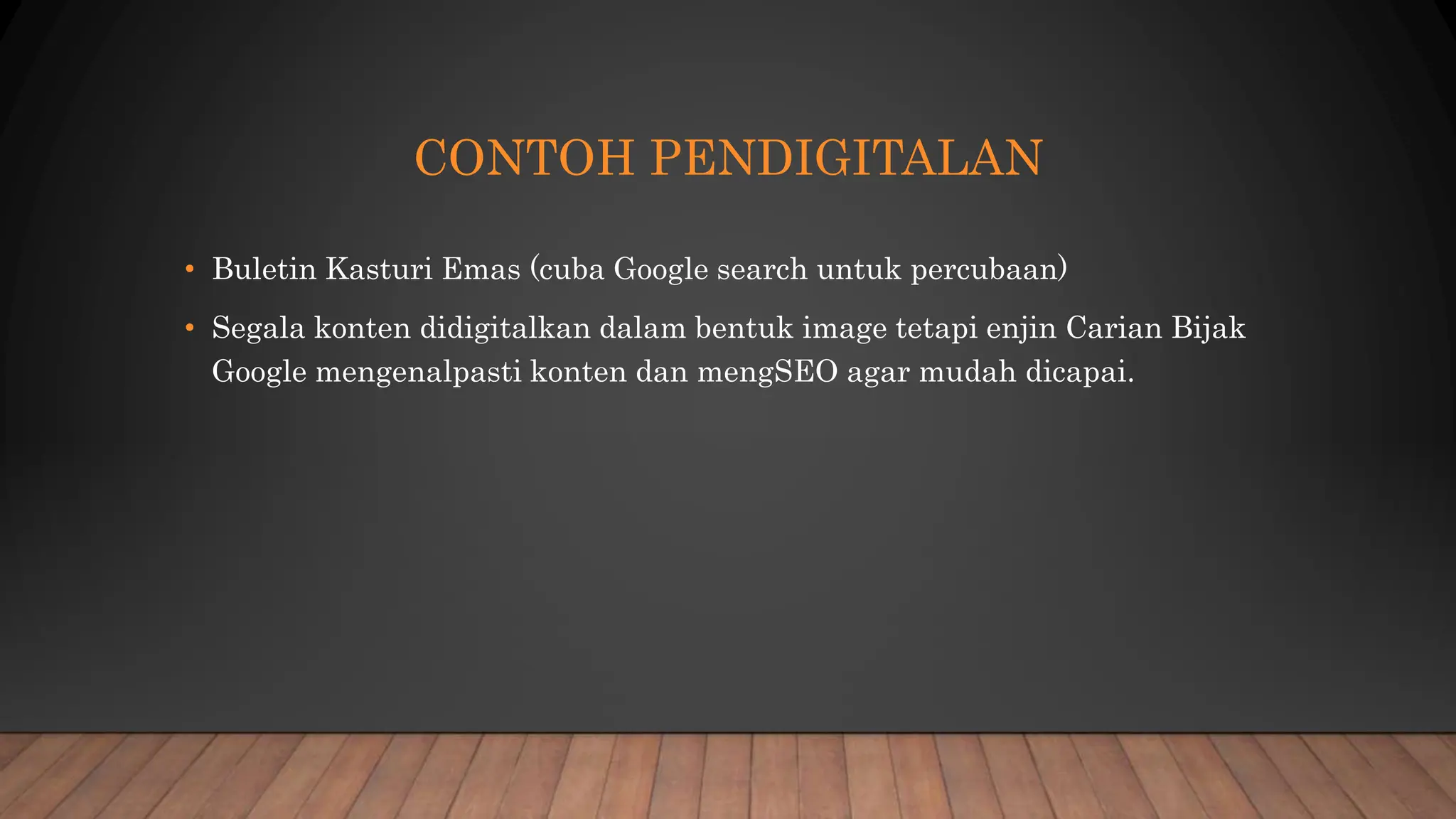 Cadangan pendigitalan konten dari Pustaka ke TB | PPTX