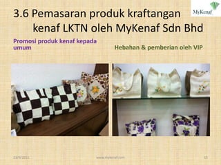Cadangan program tanam mesin kilang pemasaran kenaf | PPTX