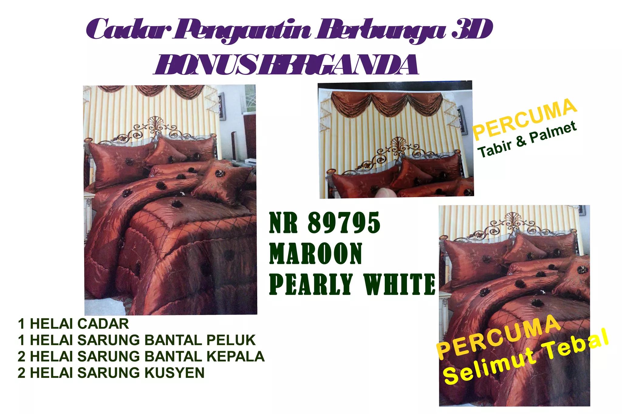 Cadar Pengantin Bonus Berganda | ODP