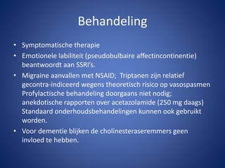 CADASIL - Dr. D. Peeters | PPTX