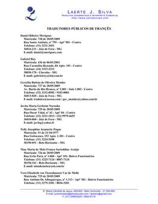 Cadastro De Tpic De FrancêS | PDF