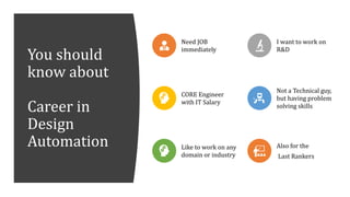 Career in Design Automation | PPT