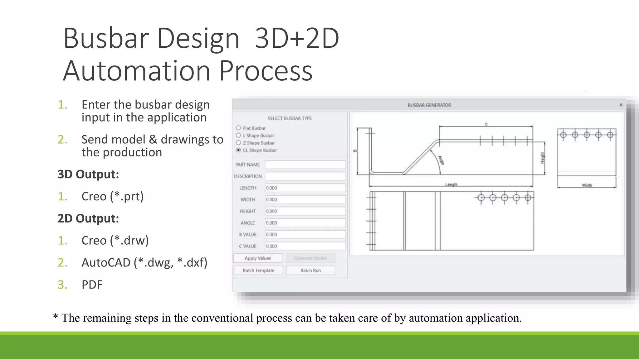 Cad automation of electrical busbar | PPTX