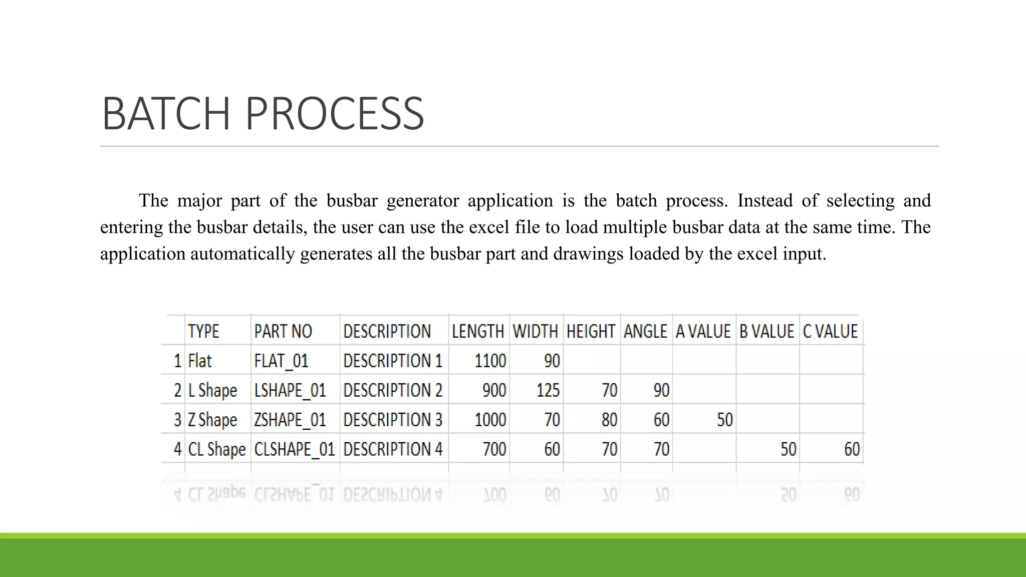 Cad automation of electrical busbar | PPTX