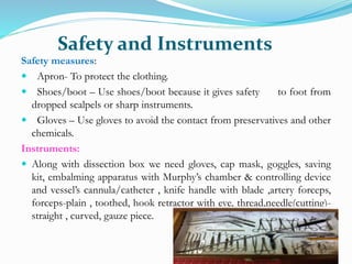 Cadaveric embalming | PPTX