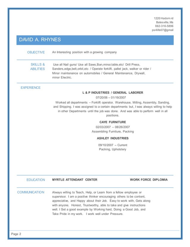 David's Resume | DOCX | Careers