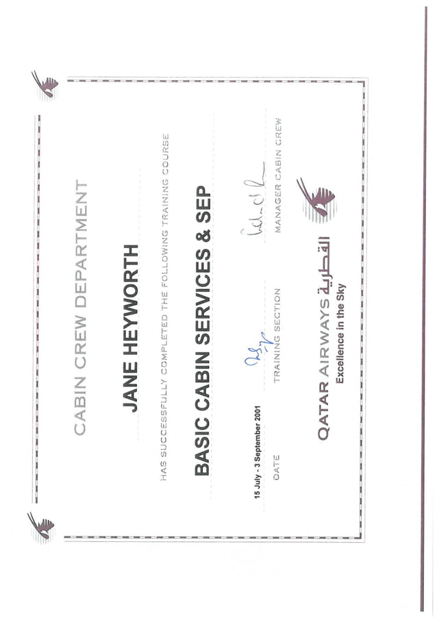 Airline Certificates | PDF