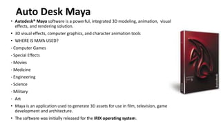 AutoCad Vs Revit Vs Maya | PPTX