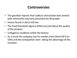 Cadbury | PPTX | Business | Business and Finance