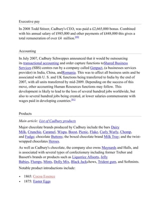 Cadbury | DOCX