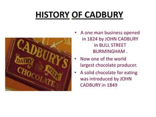 Cadbury | PPTX