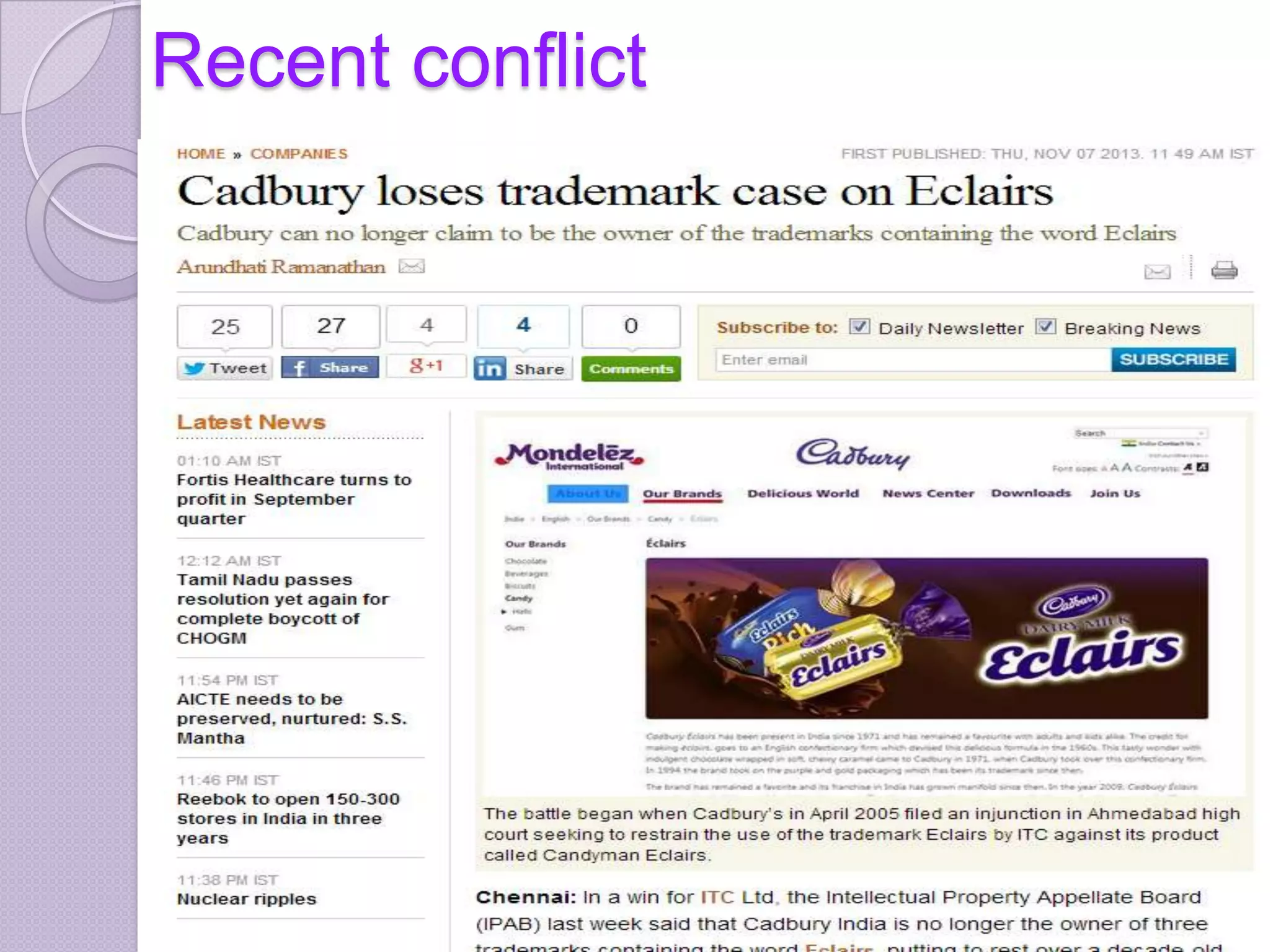 Cadbury's worm case | PPTX