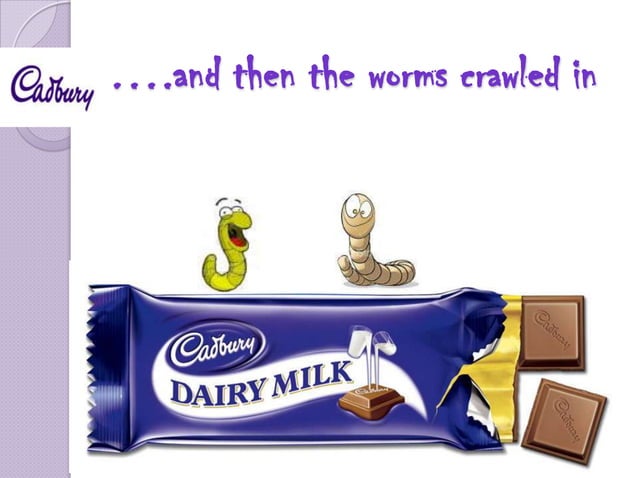 Cadbury's worm case | PPTX